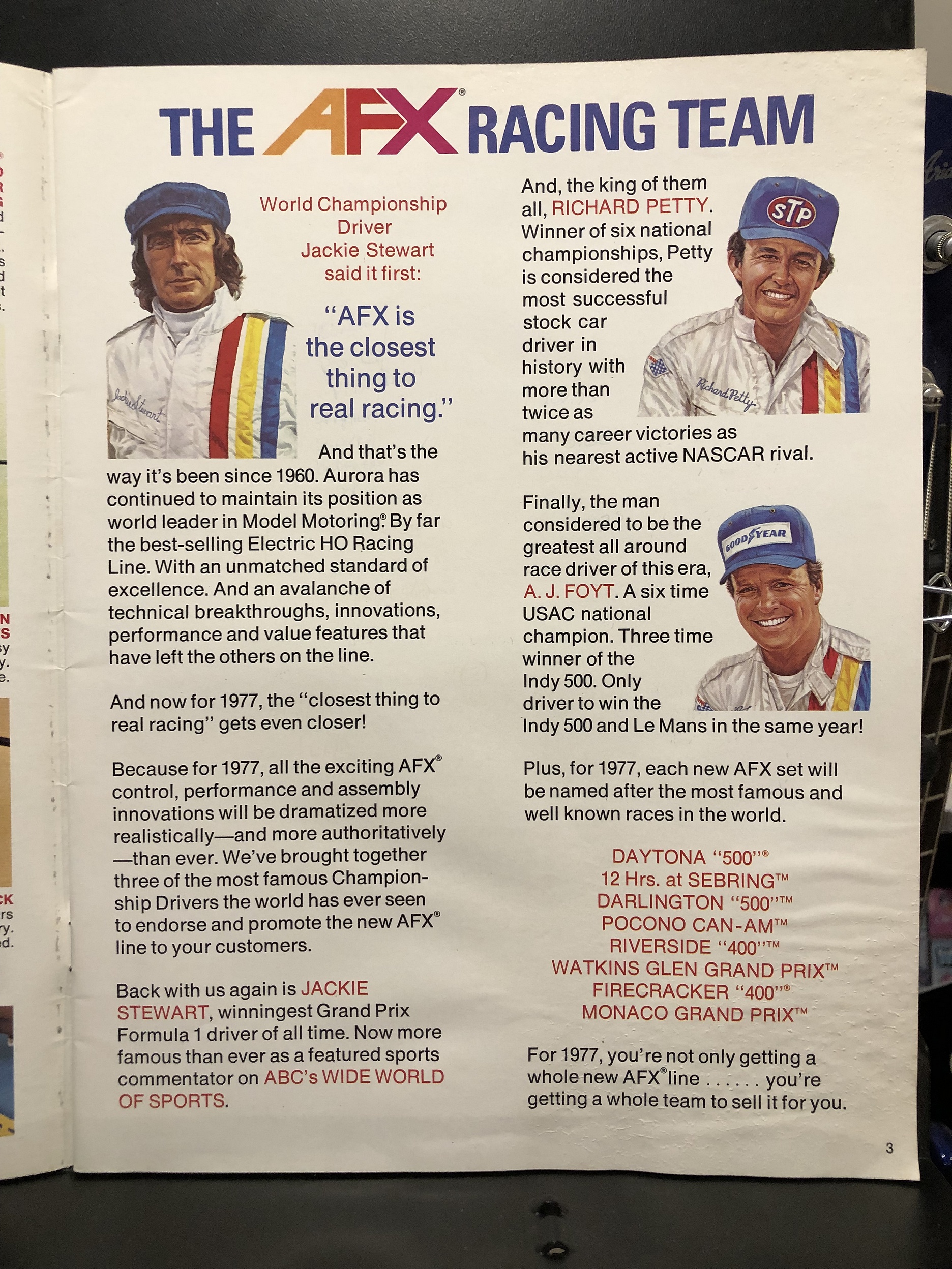 1977 Aurora / AFX Racing, Toy Fair Catalog - Parry Game Preserve