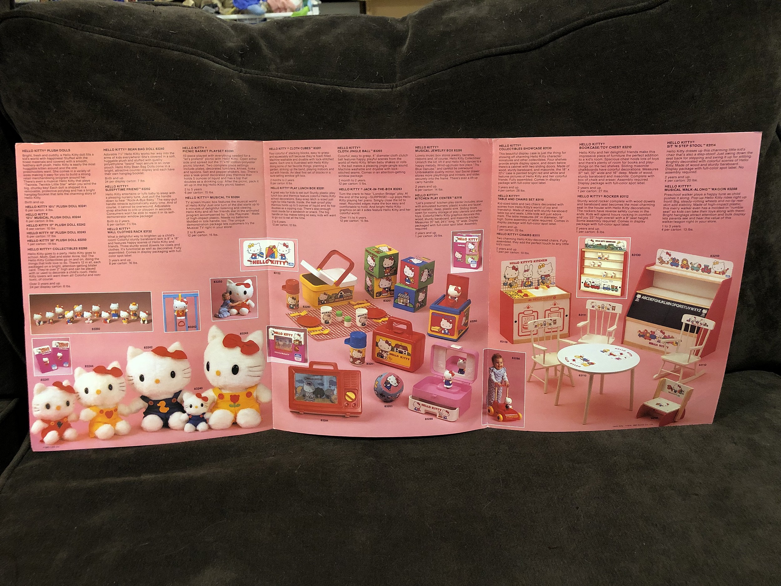 1983 Child Guidance Hello Kitty, Toy Fair Catalog - Parry Game Preserve