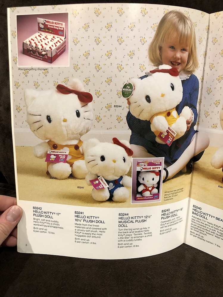 1984 Child Guidance Hello Kitty, Toy Fair Catalog - Parry Game Preserve
