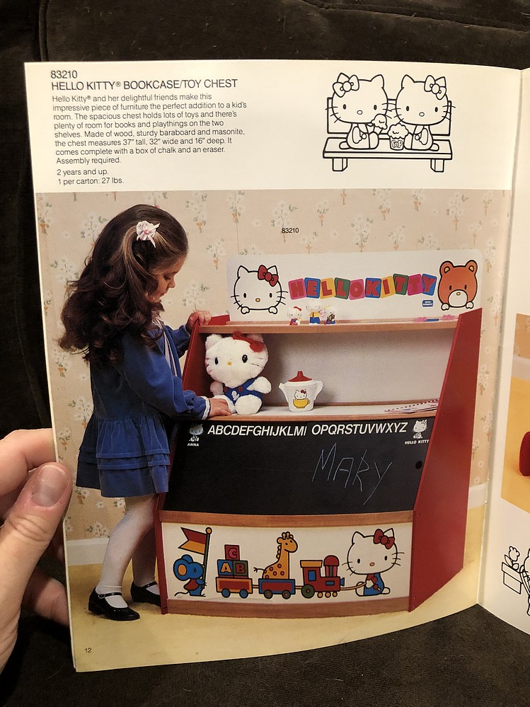 1984 Child Guidance Hello Kitty, Toy Fair Catalog - Parry Game Preserve