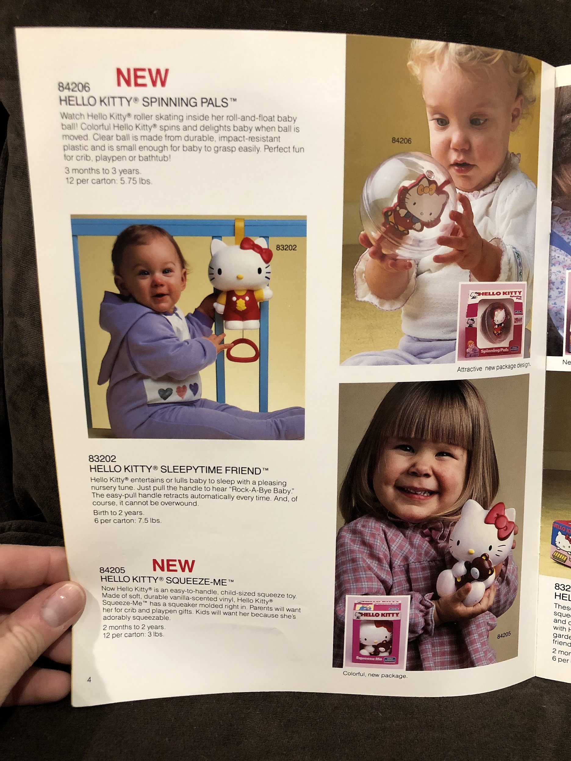 1984 Child Guidance Hello Kitty, Toy Fair Catalog - Parry Game Preserve