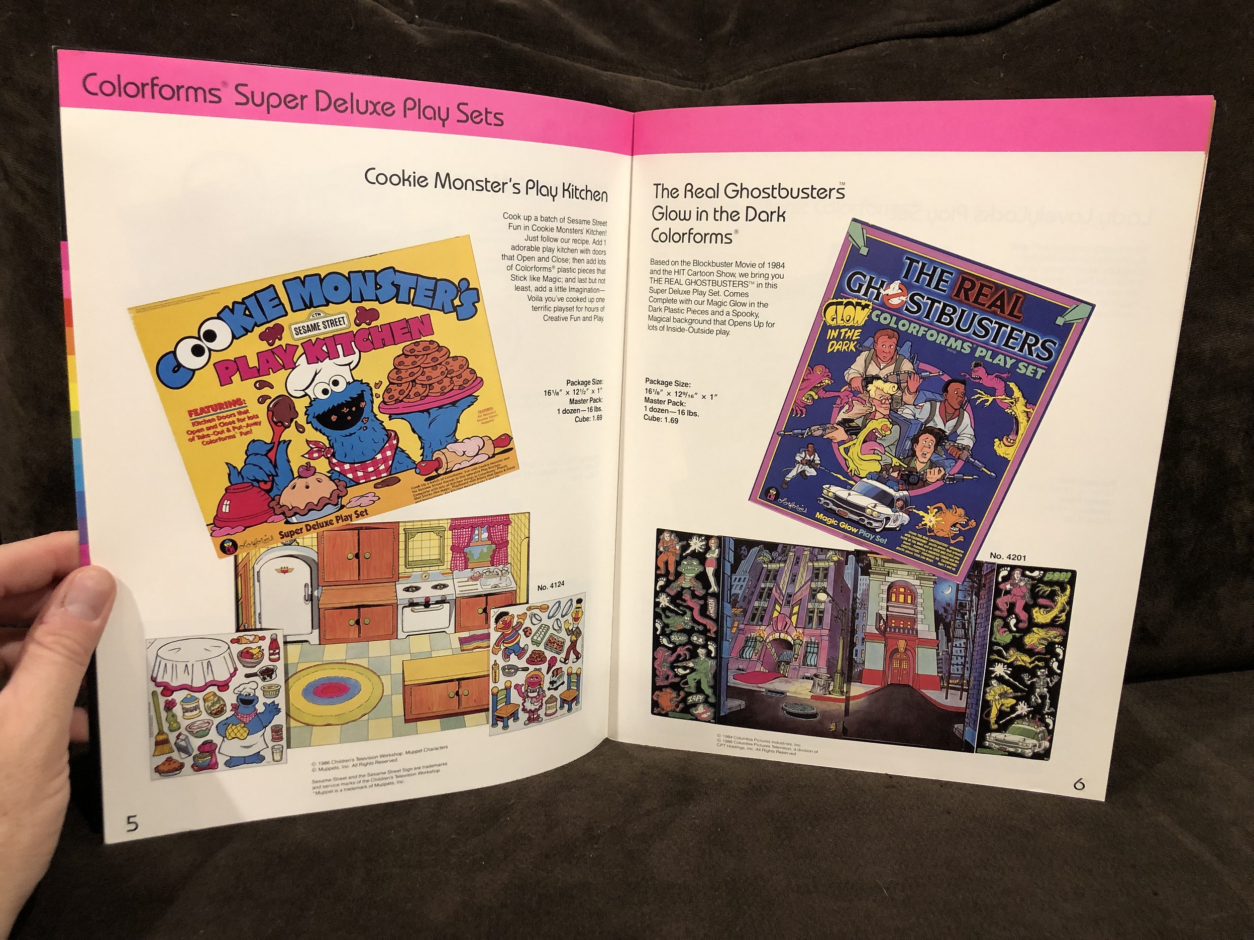 1988 Colorforms, Toy Fair Catalog - Parry Game Preserve