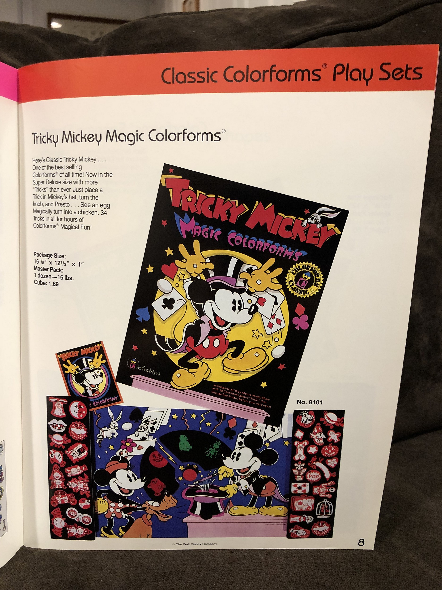 1988 Colorforms, Toy Fair Catalog - Parry Game Preserve