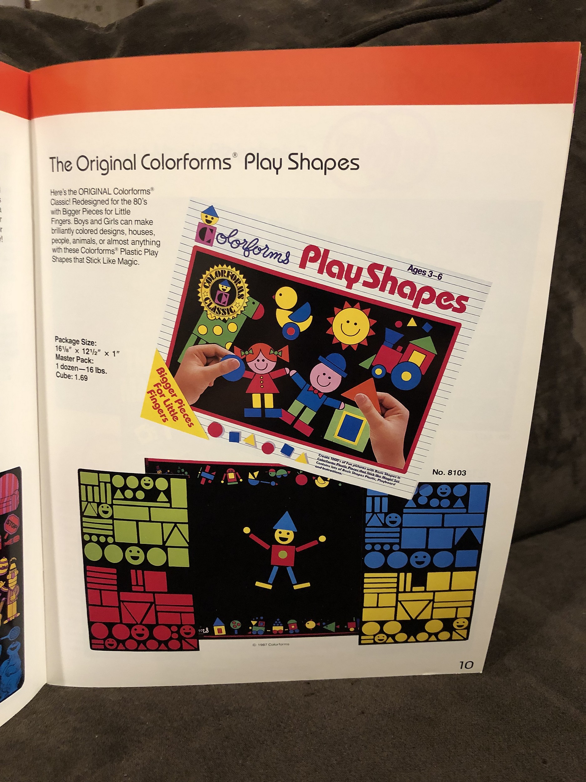 1988 Colorforms, Toy Fair Catalog - Parry Game Preserve