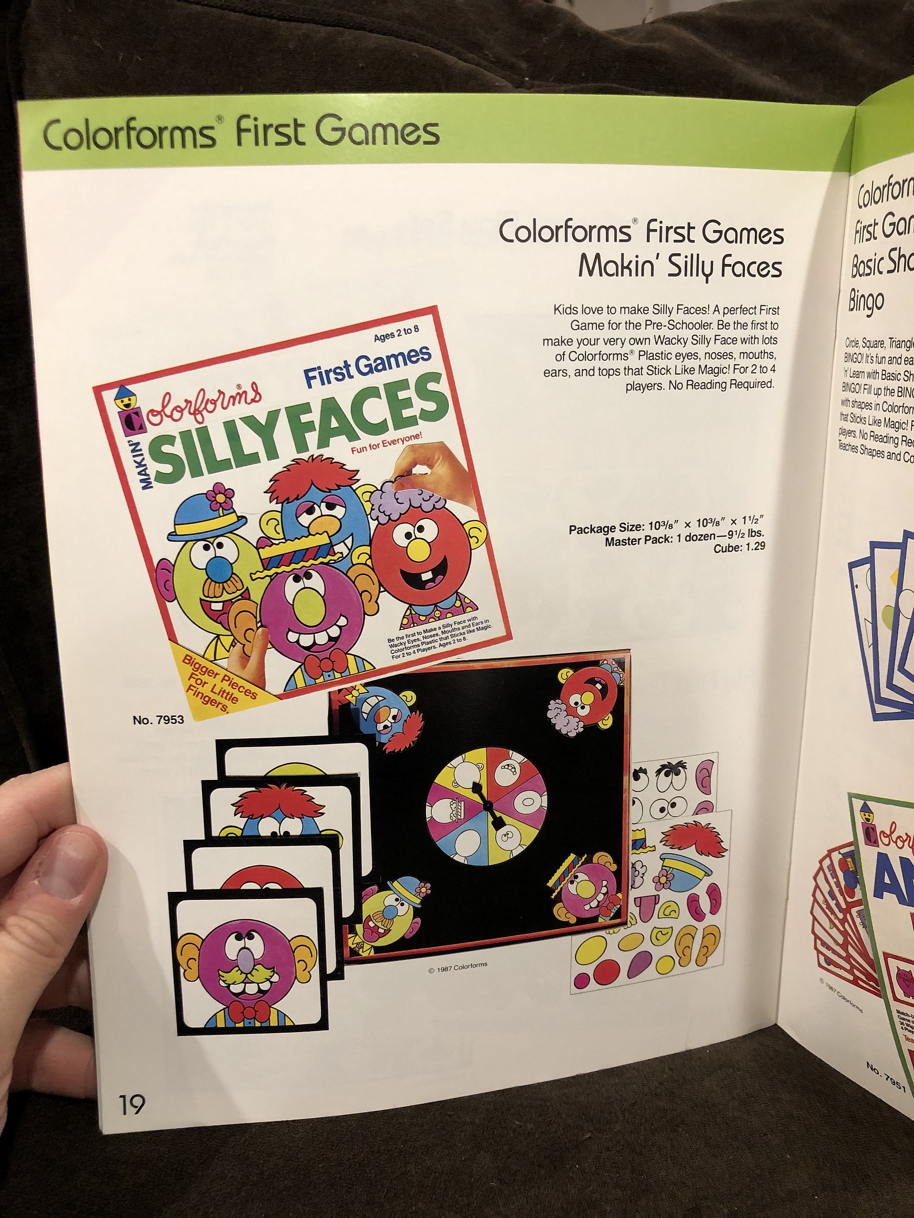 1988 Colorforms, Toy Fair Catalog - Parry Game Preserve