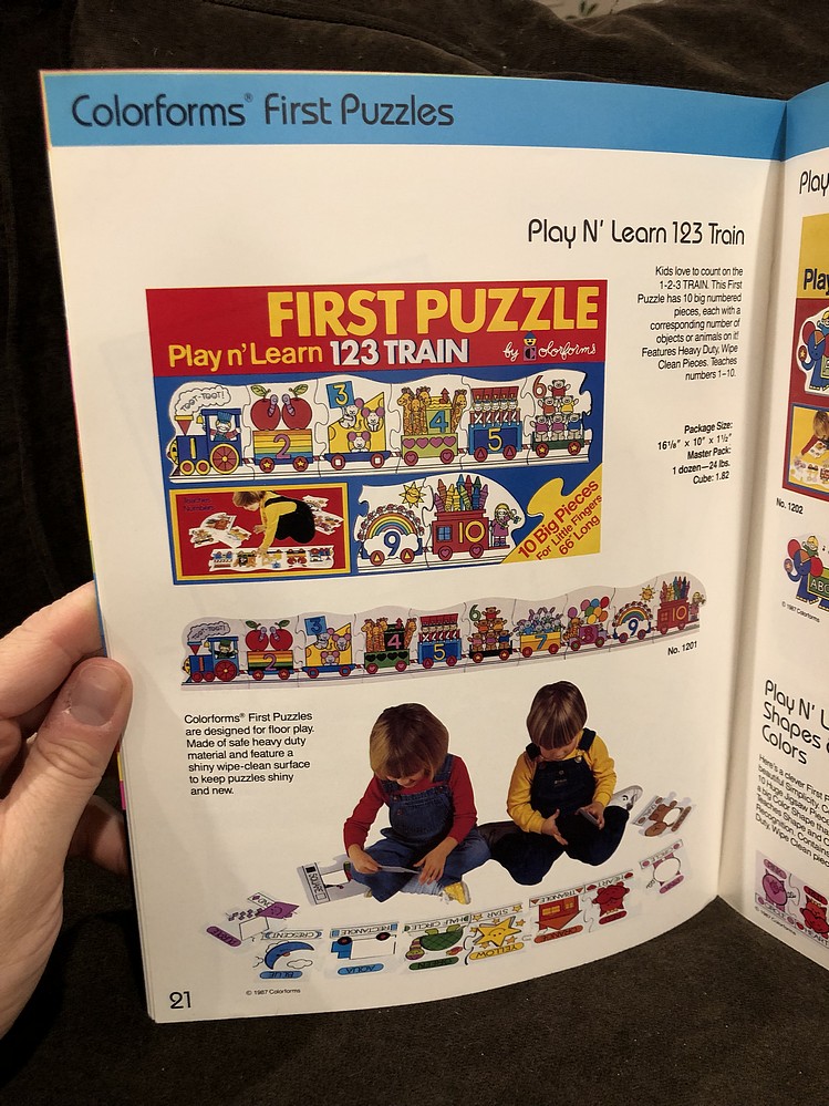 1988 Colorforms, Toy Fair Catalog - Parry Game Preserve