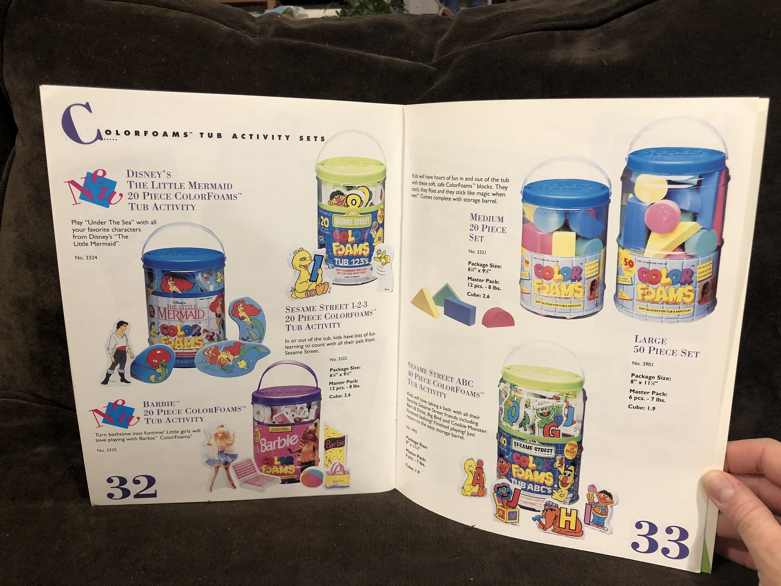 1992 Colorforms, Toy Fair Catalog - Parry Game Preserve