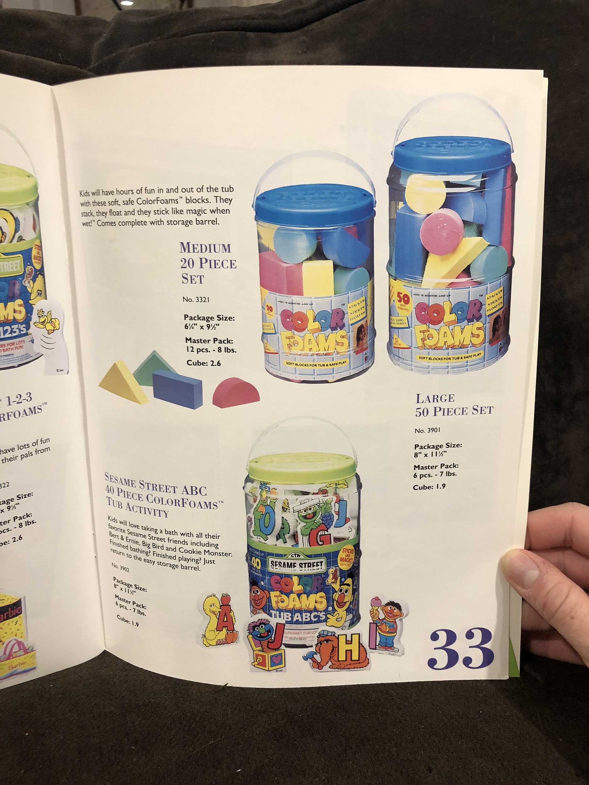 1992 Colorforms, Toy Fair Catalog - Parry Game Preserve