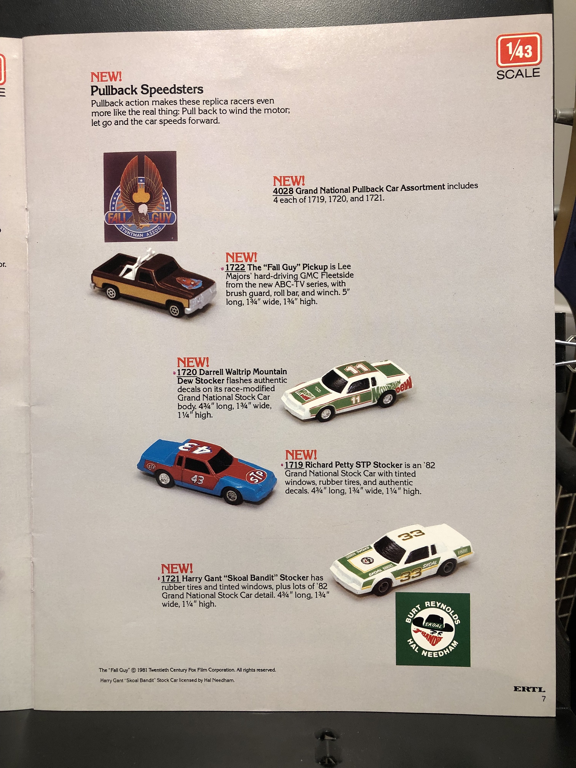 1982 Ertl Die-Cast Miniatures Toy Fair Catalog - Parry Game Preserve