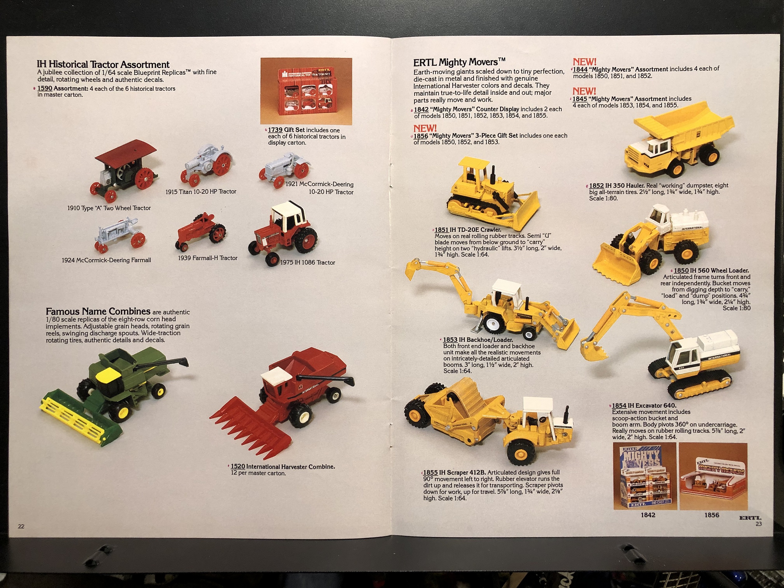 1982 Ertl Die-Cast Miniatures Toy Fair Catalog - Parry Game Preserve