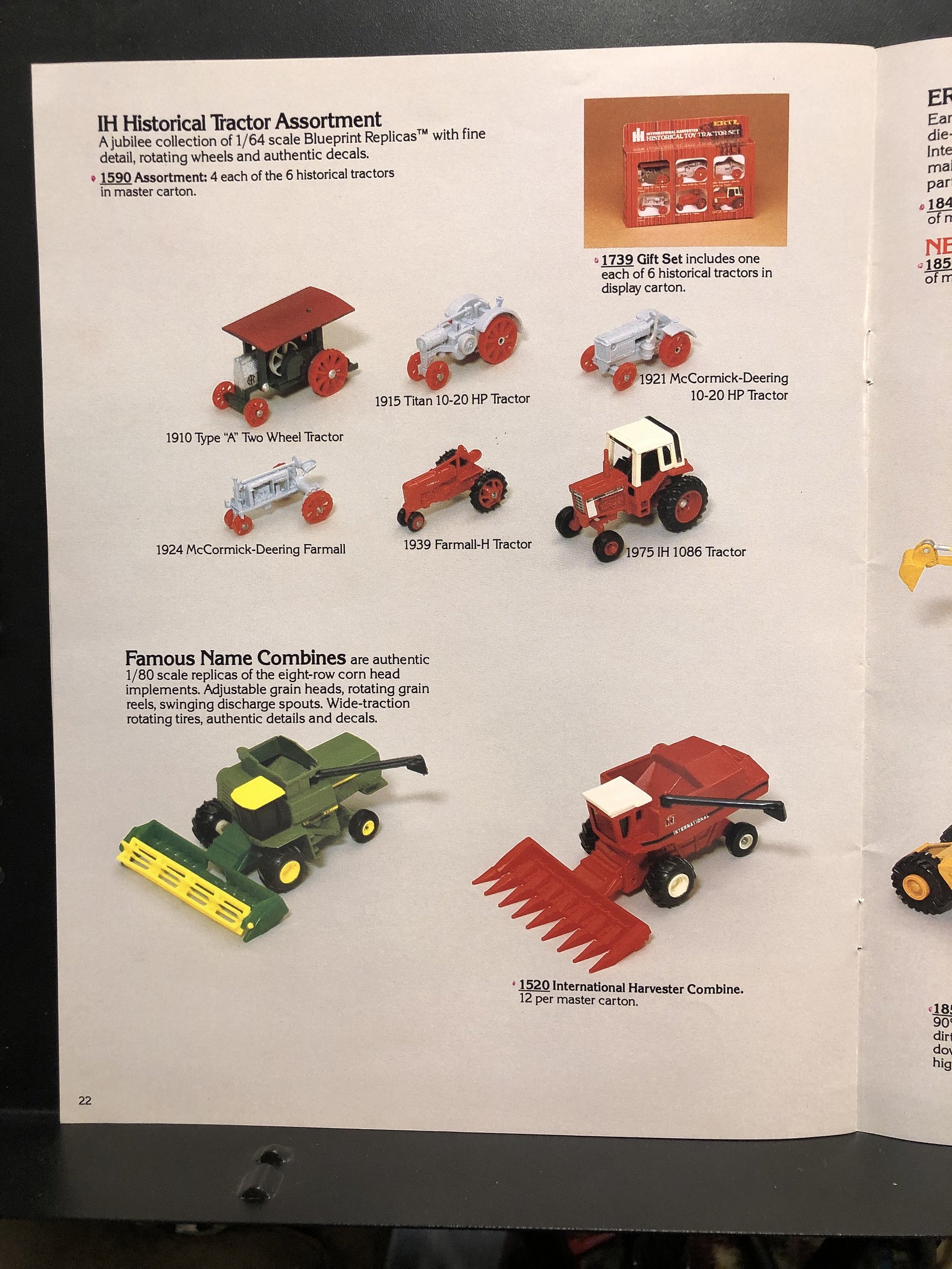 1982 Ertl Die-Cast Miniatures Toy Fair Catalog - Parry Game Preserve