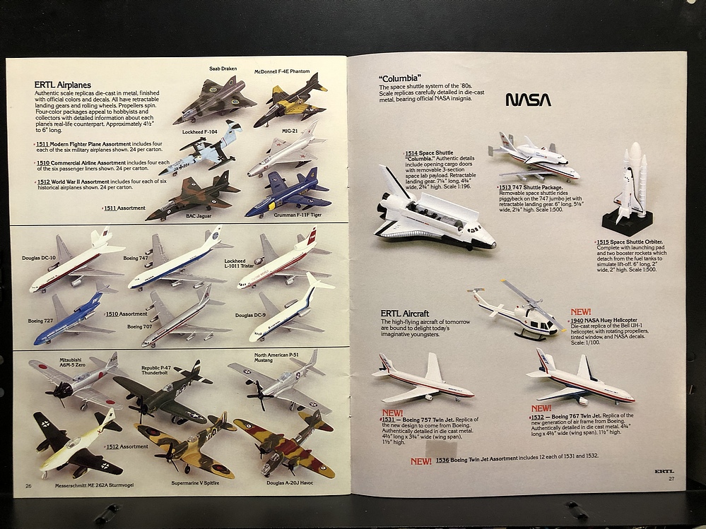 1982 Ertl Die-Cast Miniatures Toy Fair Catalog - Parry Game Preserve