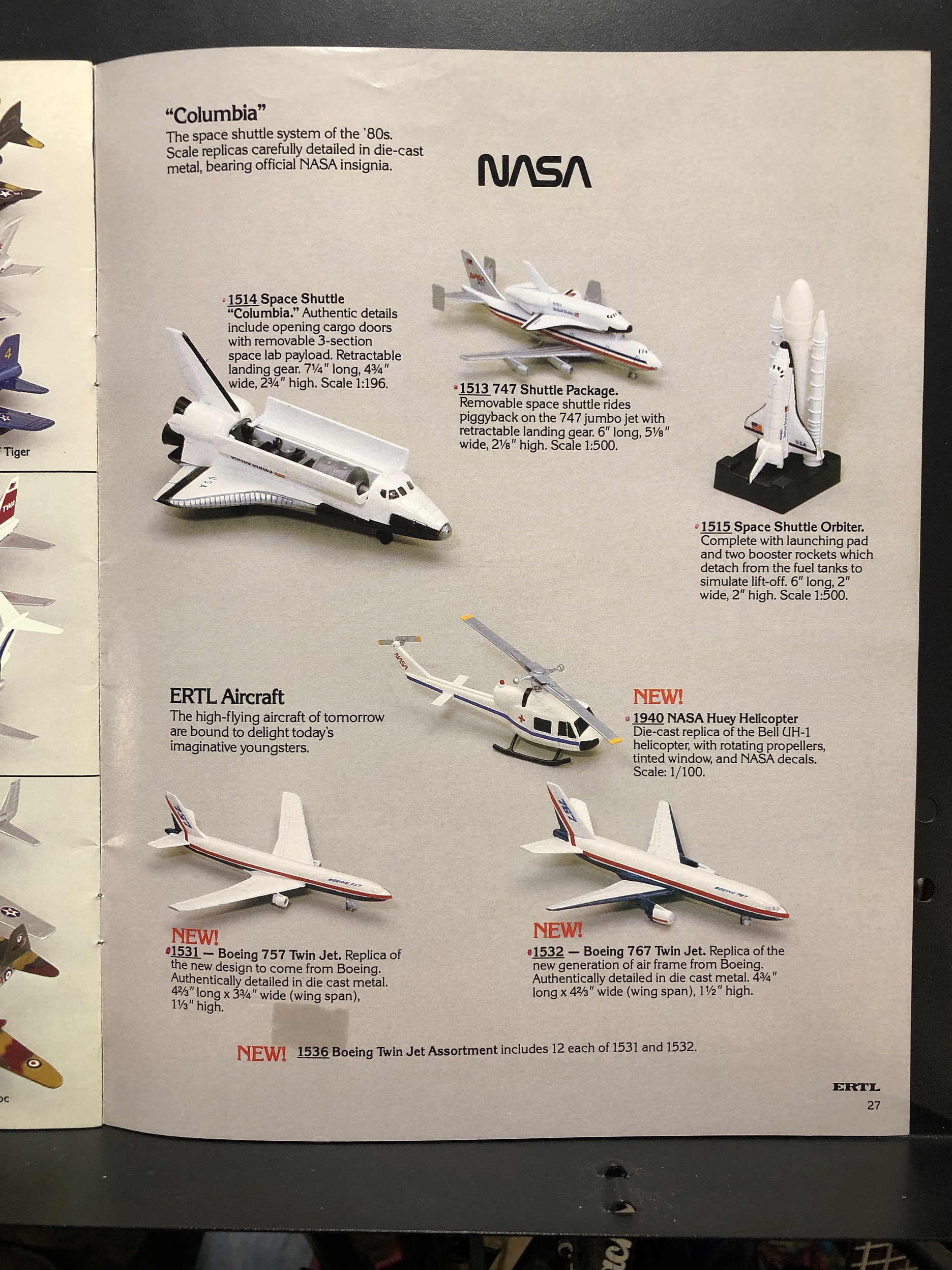 1982 Ertl Die-Cast Miniatures Toy Fair Catalog - Parry Game Preserve