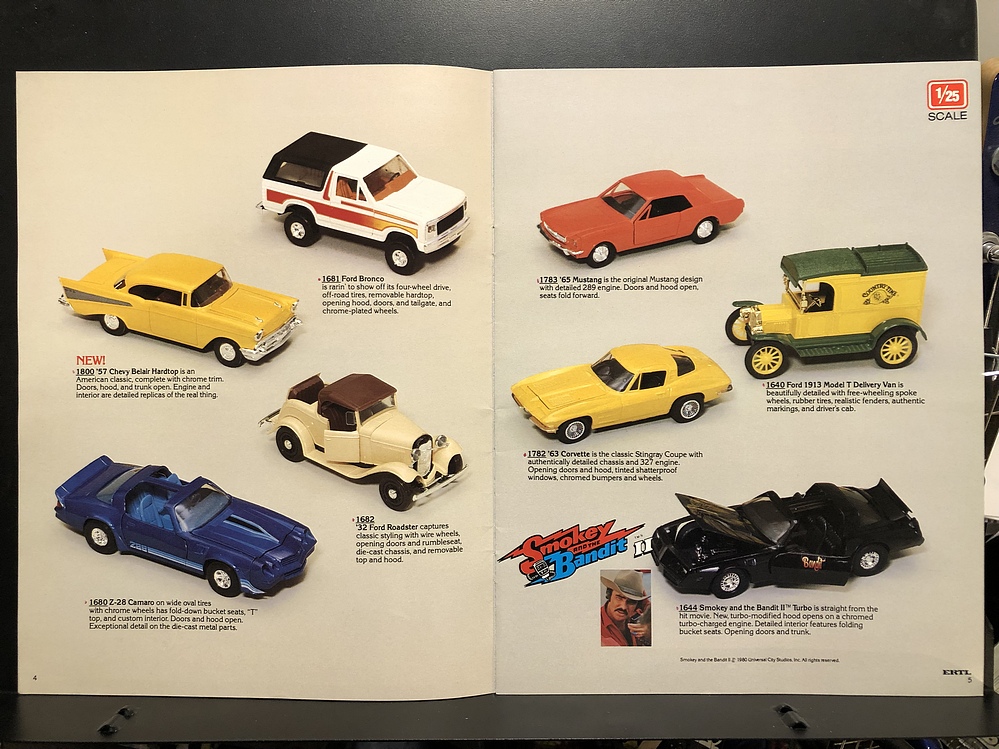 1982 Ertl Die-Cast Miniatures Toy Fair Catalog - Parry Game Preserve