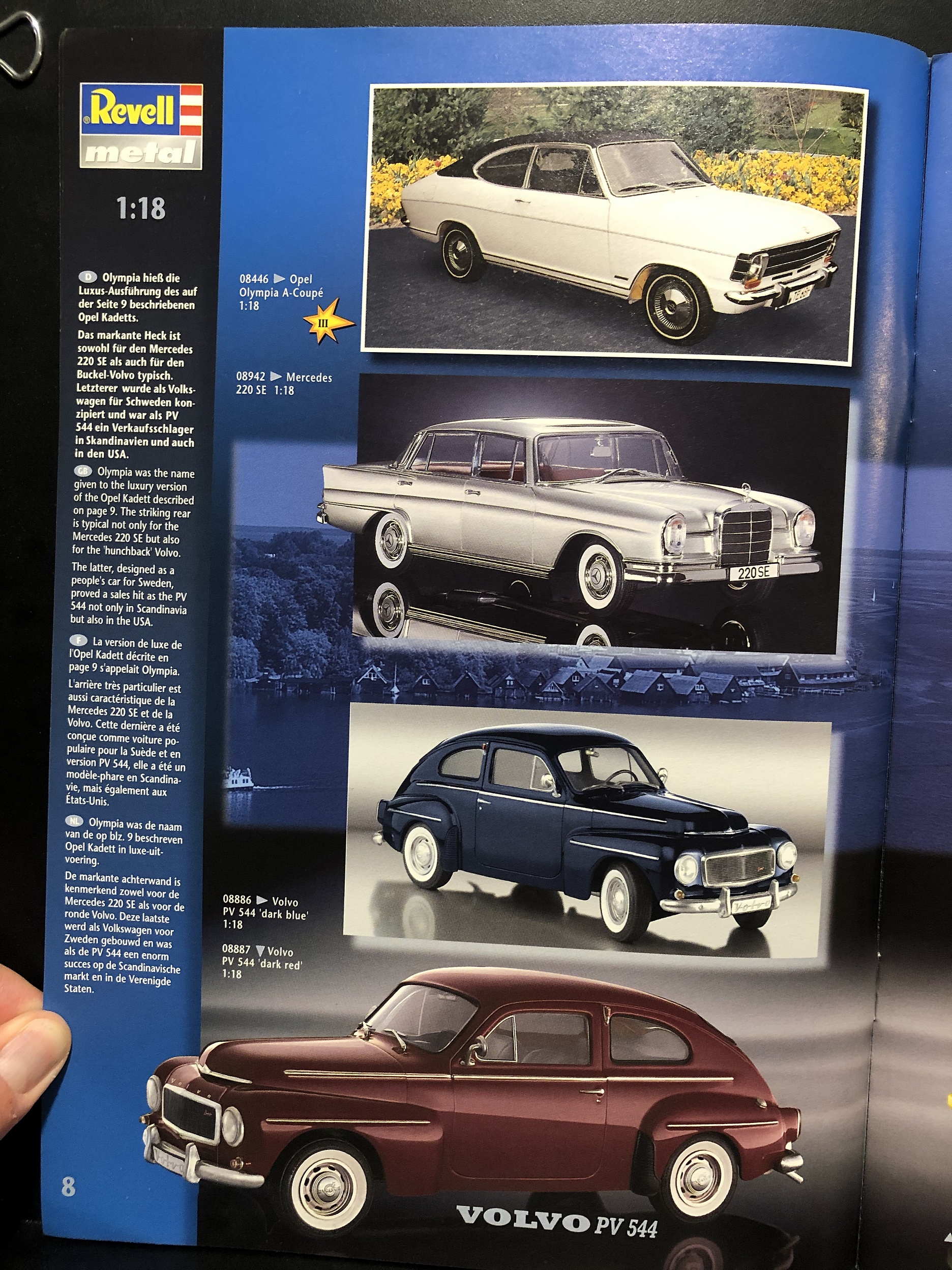 2002/03 Revell Metal Model Collection Catalog - Parry Game Preserve