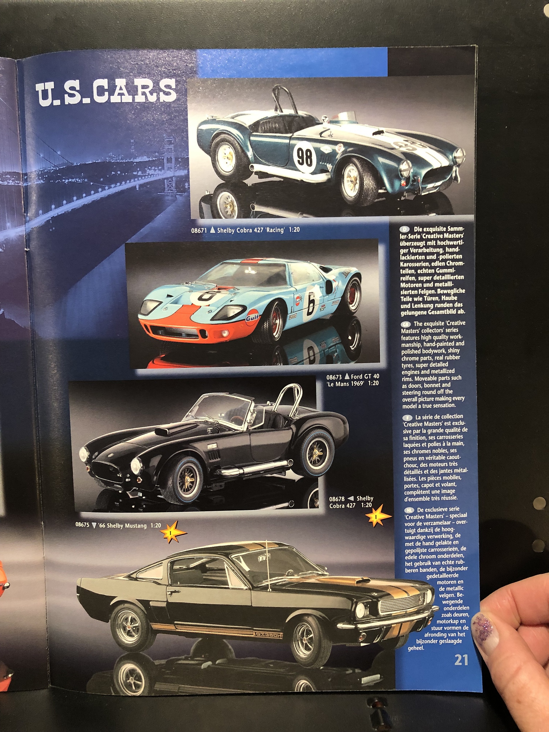 2002/03 Revell Metal Model Collection Catalog - Parry Game Preserve