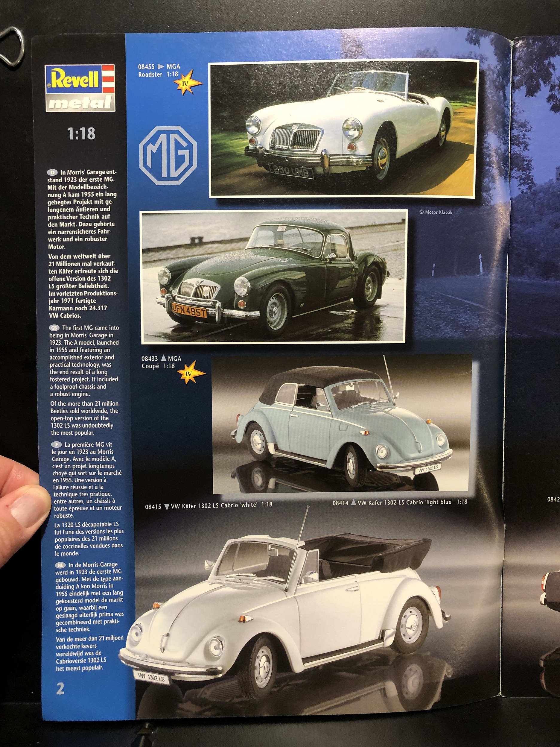 2002/03 Revell Metal Model Collection Catalog - Parry Game Preserve