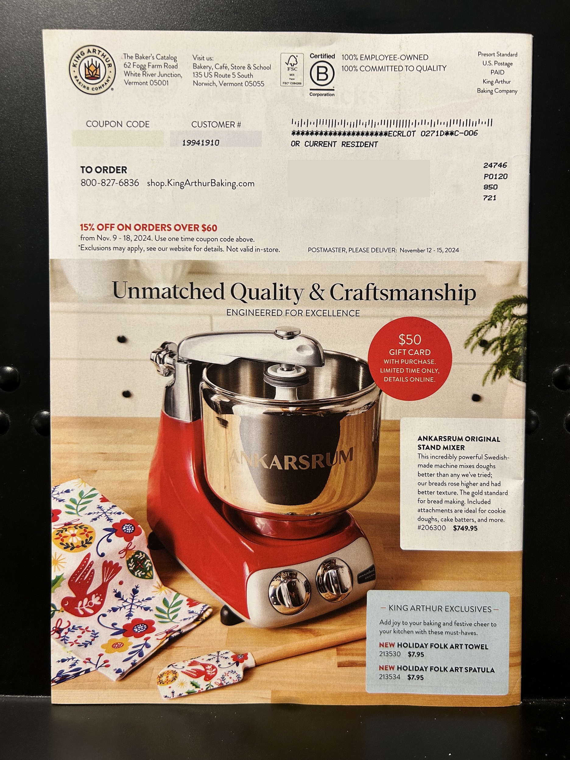 King Arthur Baking Company, 2024 Holiday Gift Guide - Parry Game Preserve