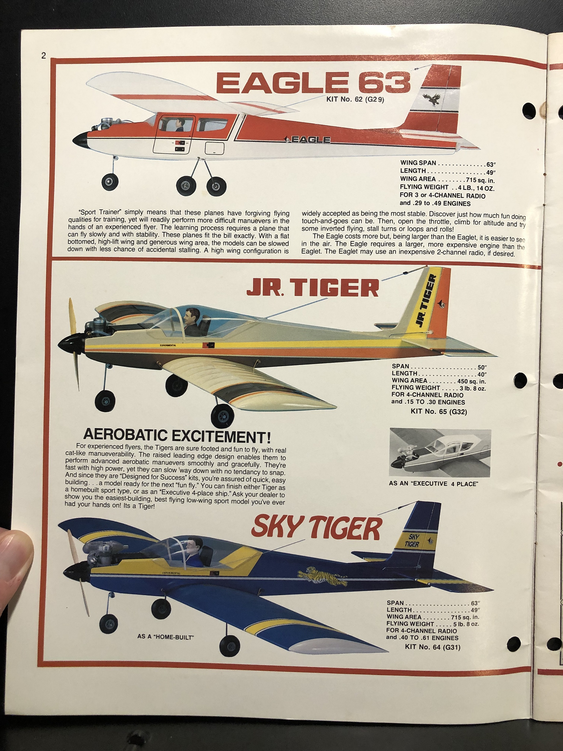 Carl Goldberg Models, 1986 Hobby Catalog - Parry Game Preserve