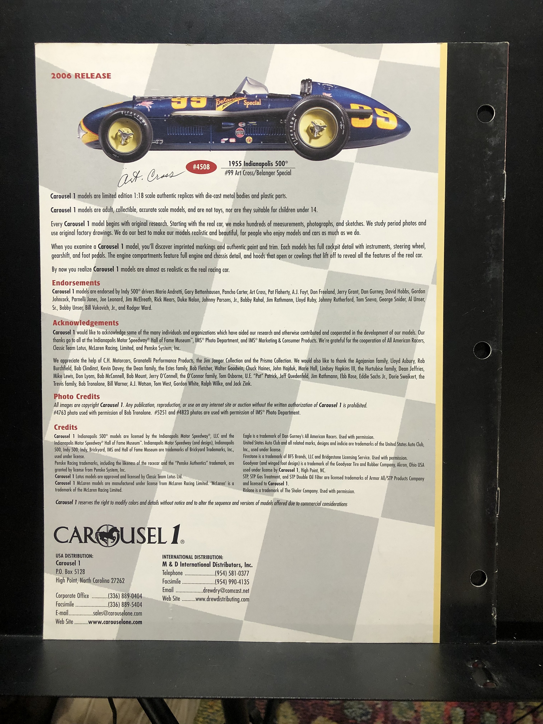 Carousel 1, 2006 Hobby Catalog - Parry Game Preserve