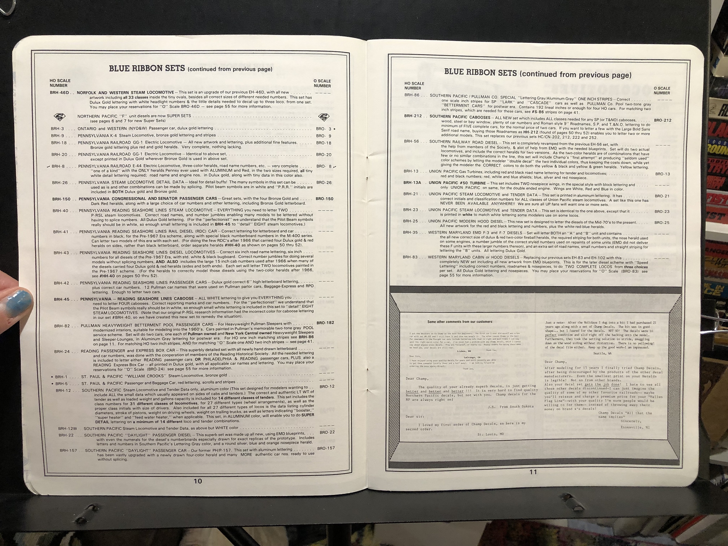 Champ Decals, 1990 Hobby Catalog, 50th Anniversary - Parry Game Preserve