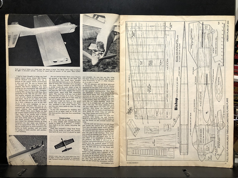 Kavan Model Aircraft, Inc. - September, 1974 - Parry Game Preserve