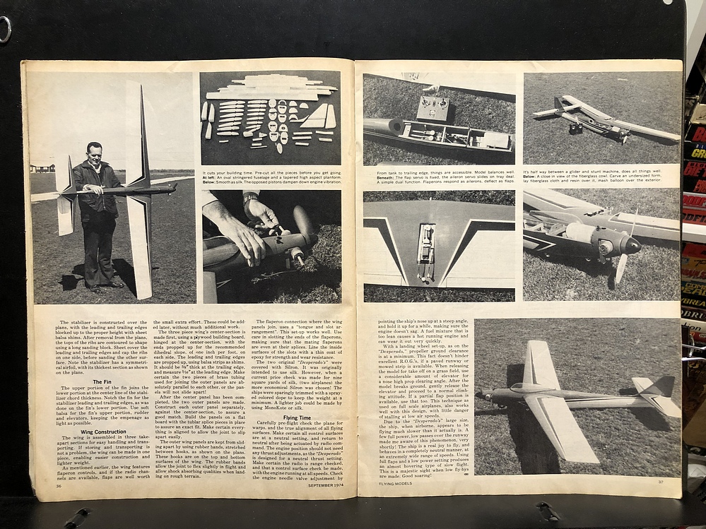 Kavan Model Aircraft, Inc. - September, 1974 - Parry Game Preserve