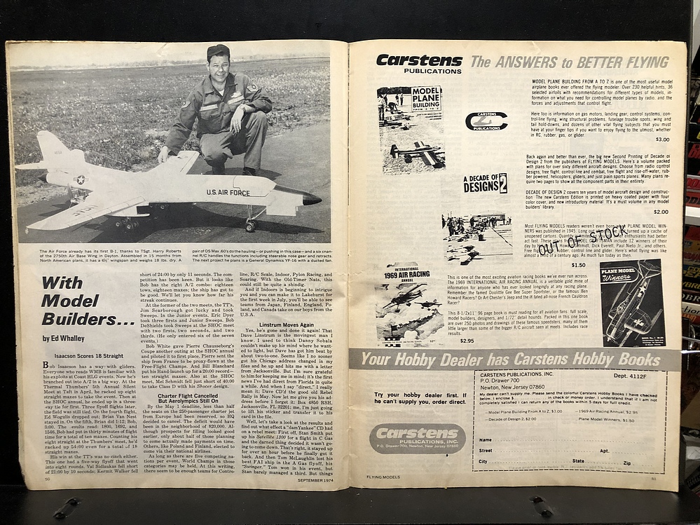 Kavan Model Aircraft, Inc. - September, 1974 - Parry Game Preserve