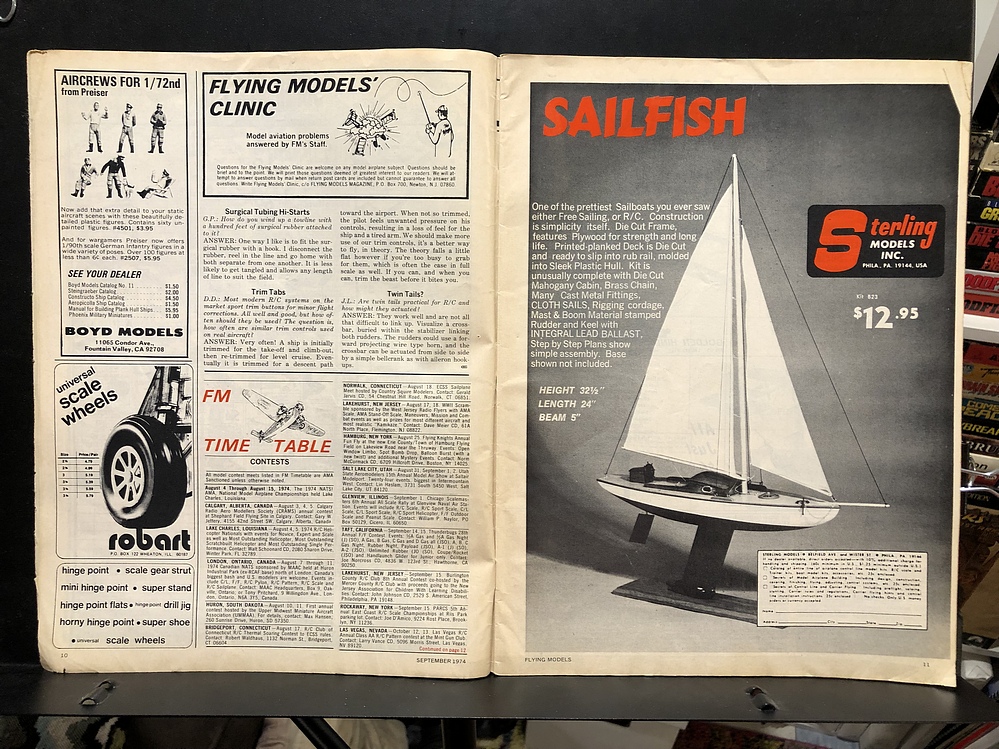 Kavan Model Aircraft, Inc. - September, 1974 - Parry Game Preserve