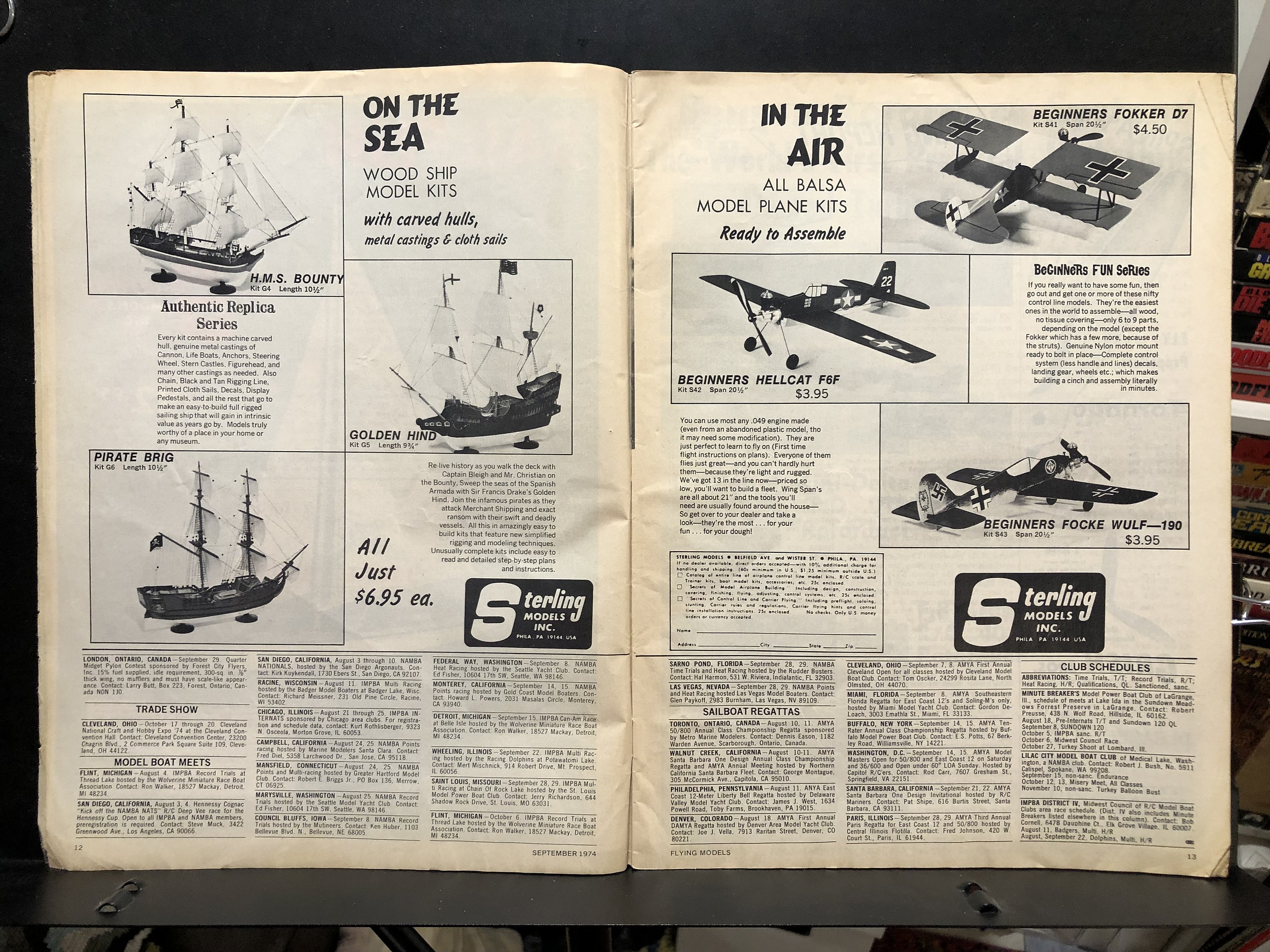 Kavan Model Aircraft, Inc. - September, 1974 - Parry Game Preserve