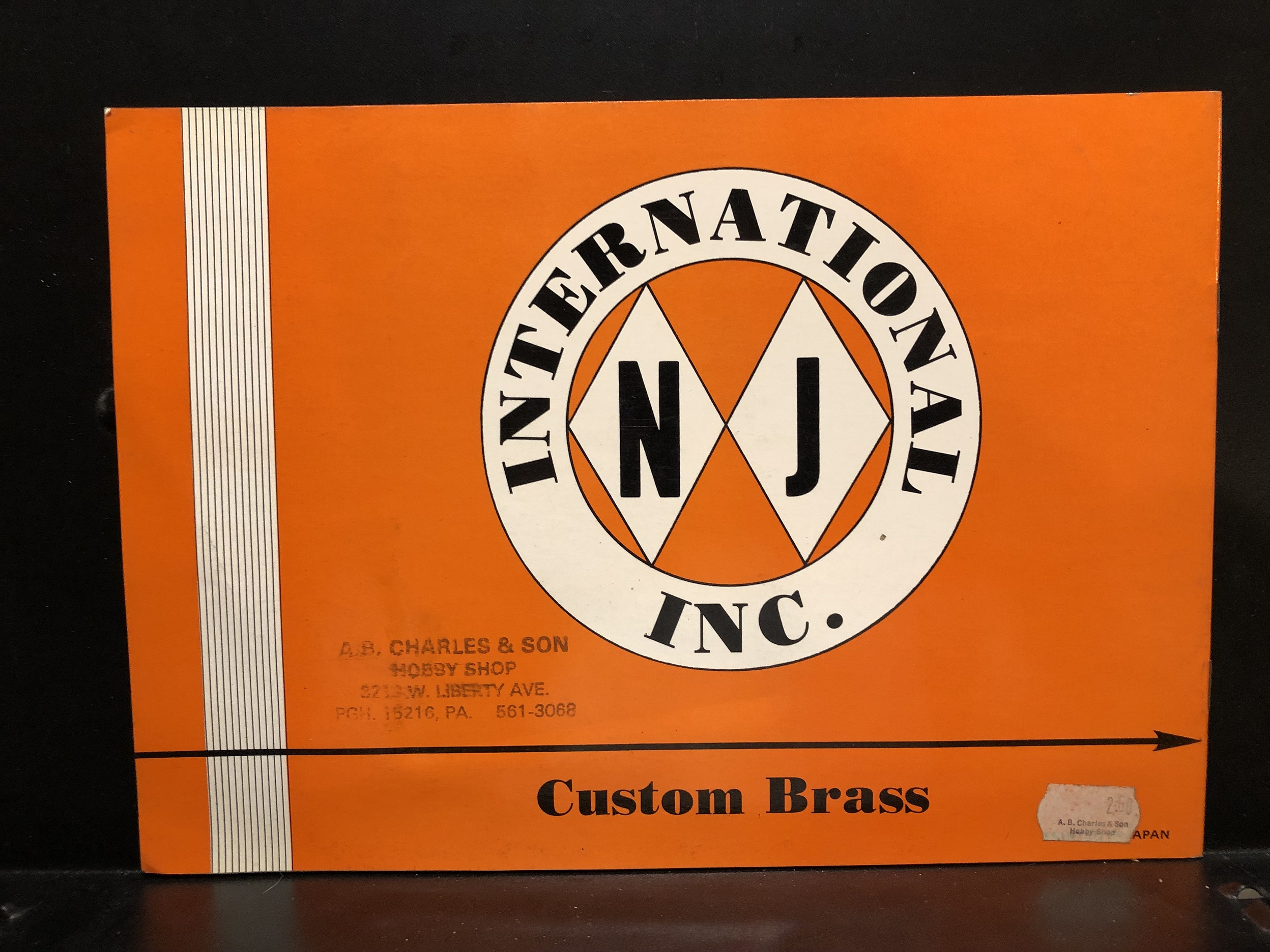NJ Custom Brass - First Edition Catalog - Parry Game Preserve