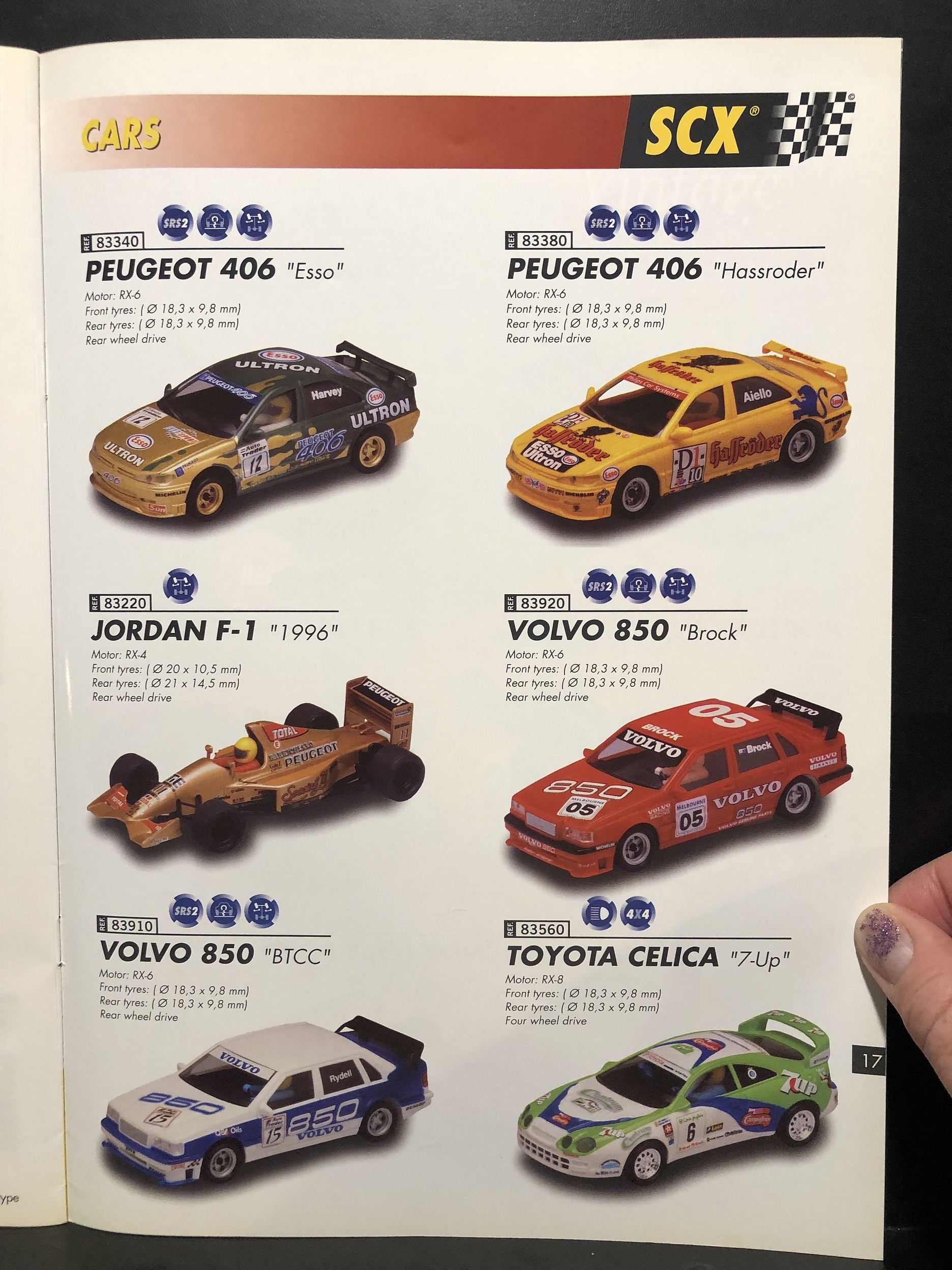 TecniToys, 1998 SCX Hobby Catalog - Parry Game Preserve