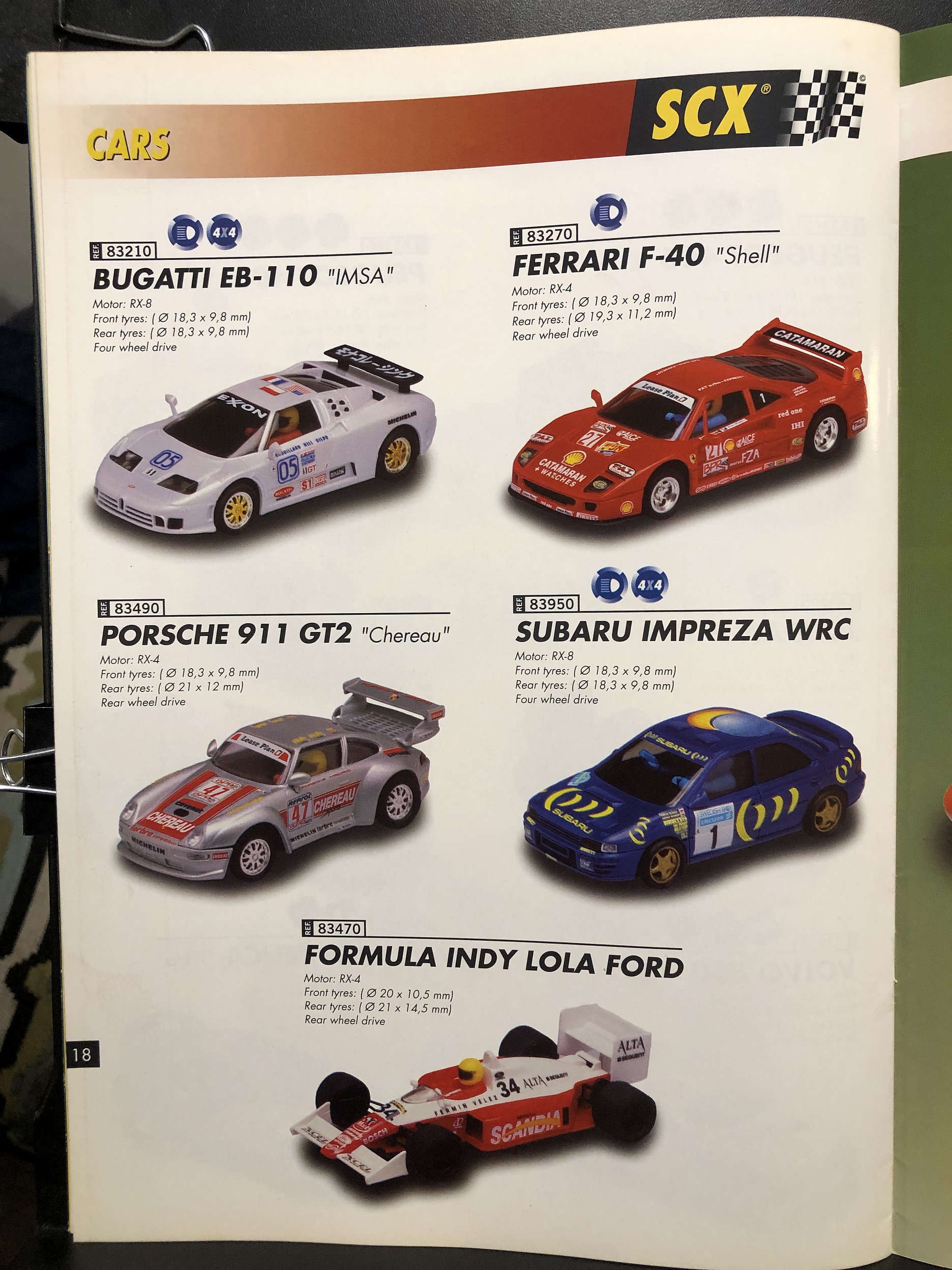 TecniToys, 1998 SCX Hobby Catalog - Parry Game Preserve