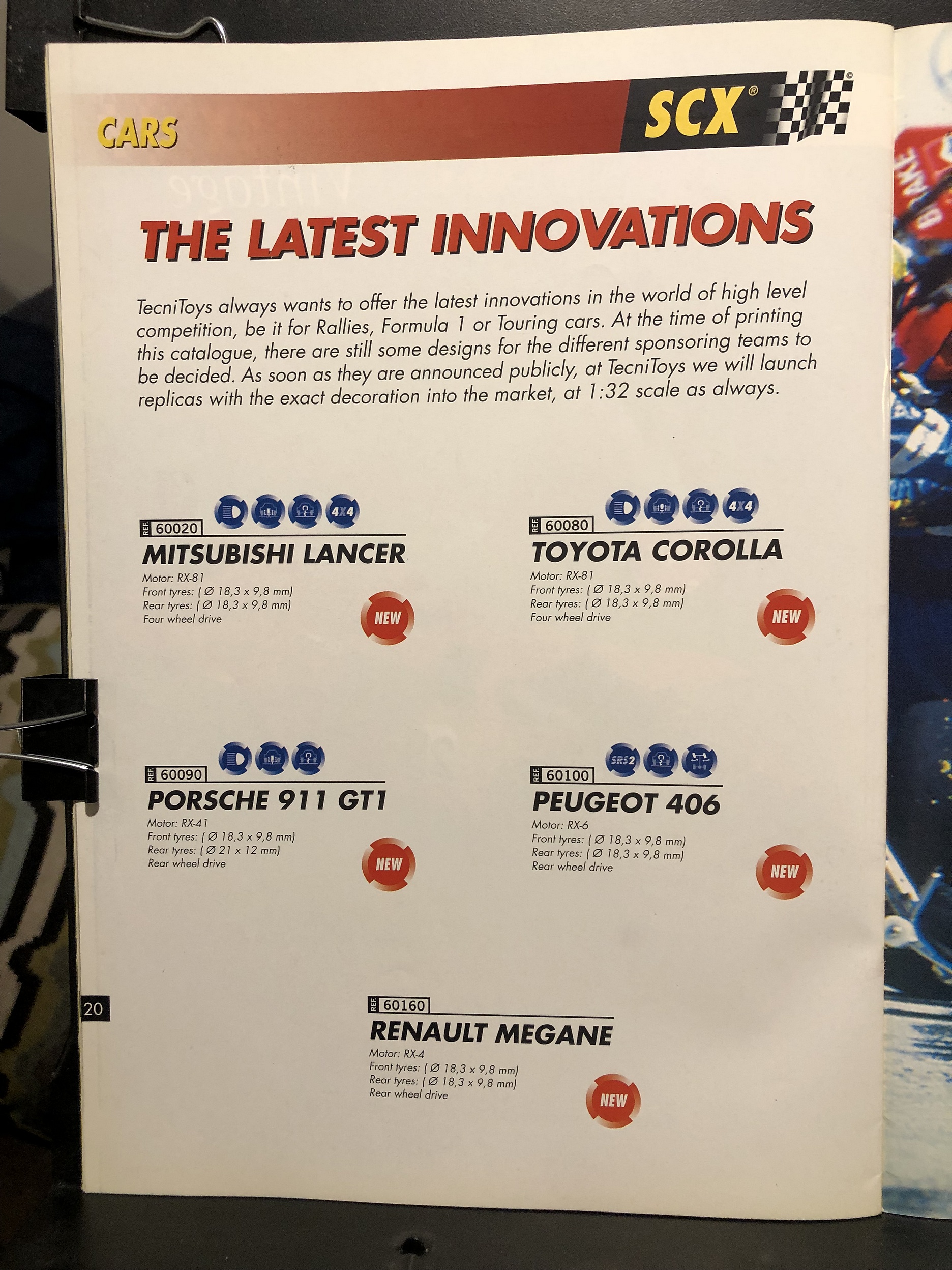 TecniToys, 1998 SCX Hobby Catalog - Parry Game Preserve