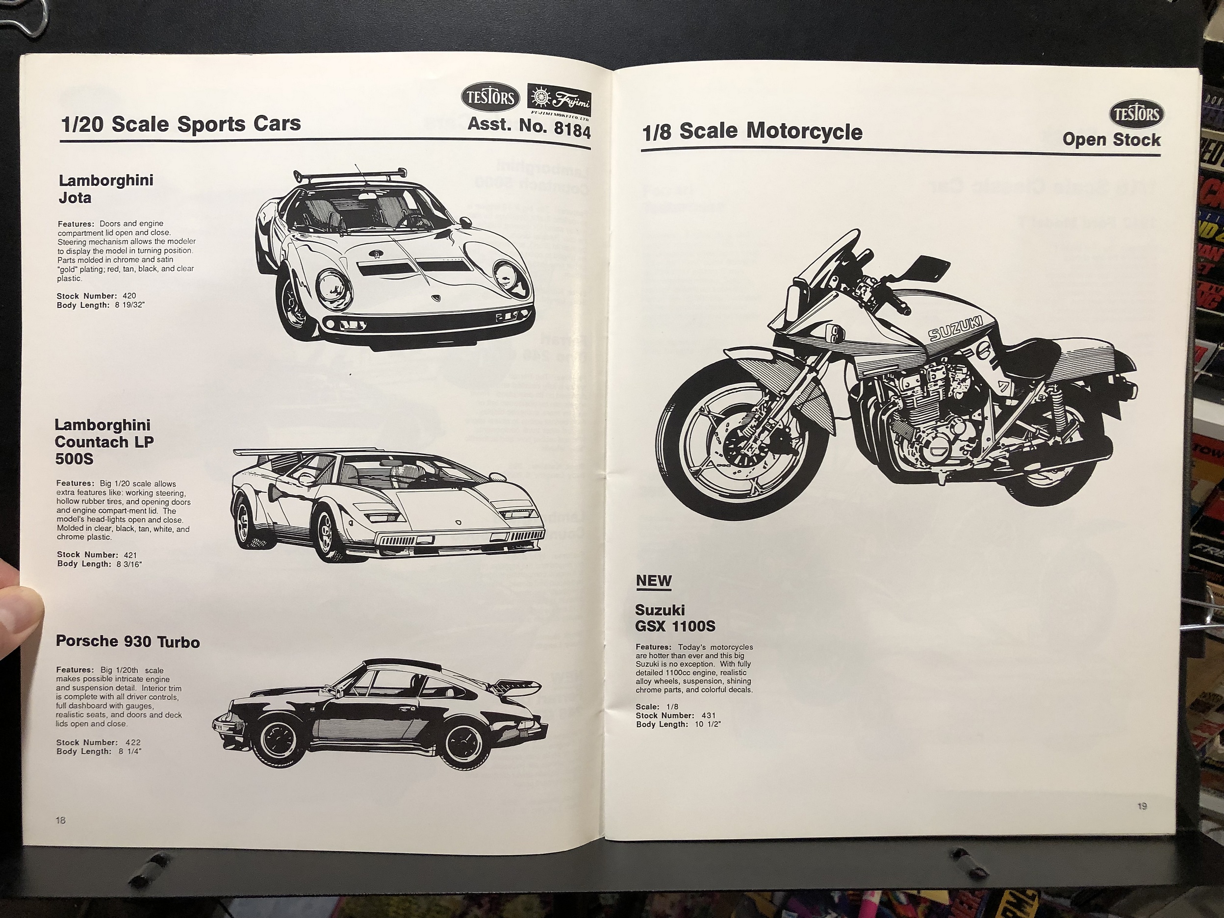 Testors, 1988 Plastic Model Kits Hobby Catalog - Parry Game Preserve