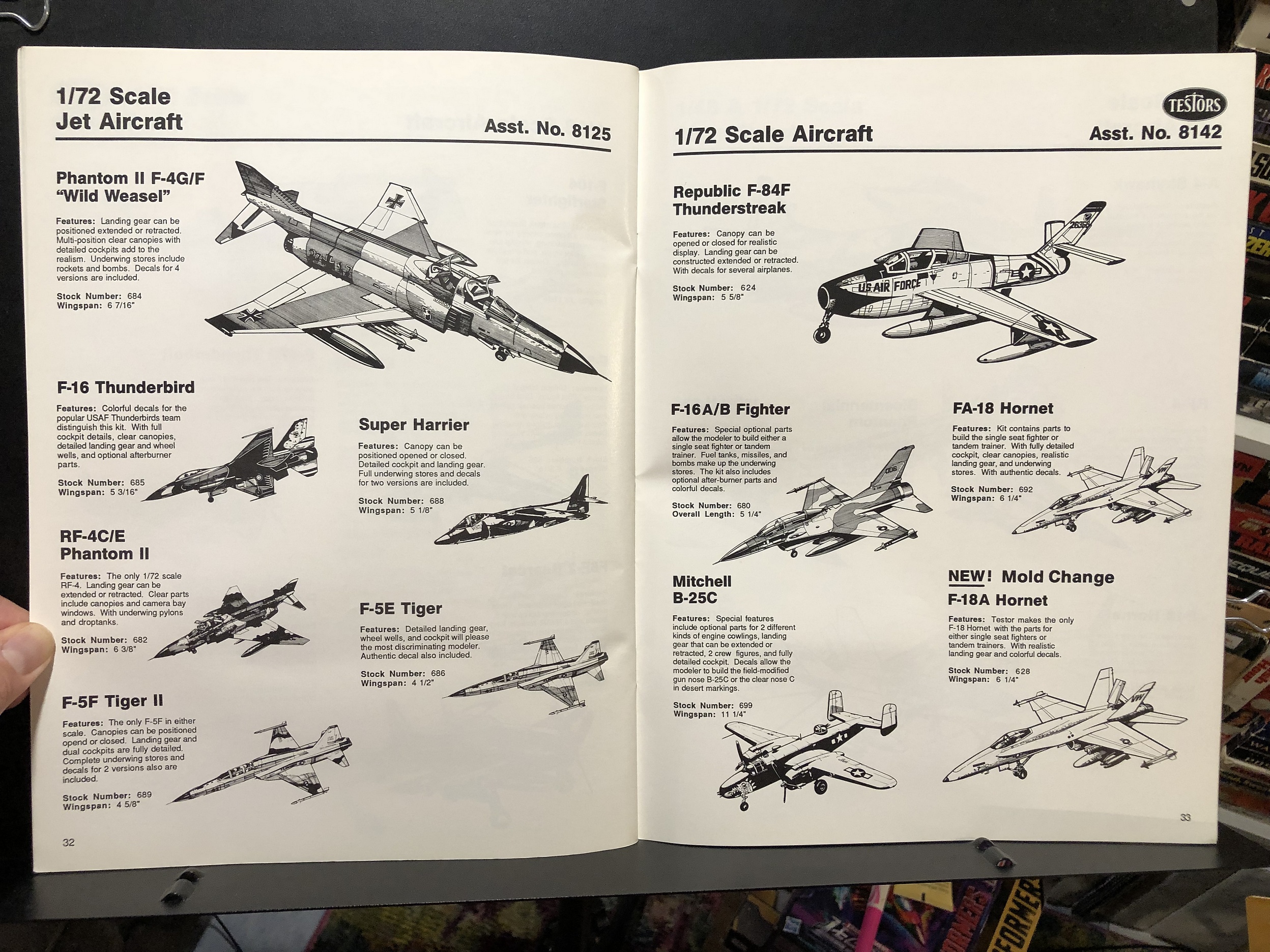 Testors, 1988 Plastic Model Kits Hobby Catalog - Parry Game Preserve