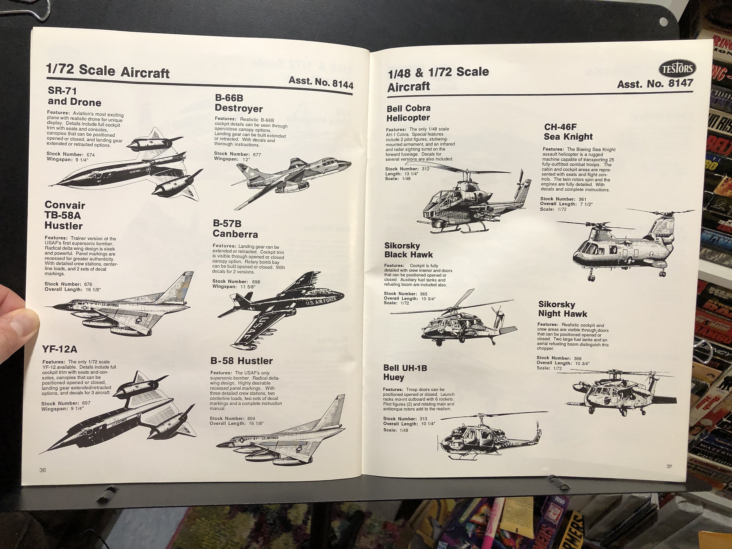 Testors, 1988 Plastic Model Kits Hobby Catalog - Parry Game Preserve