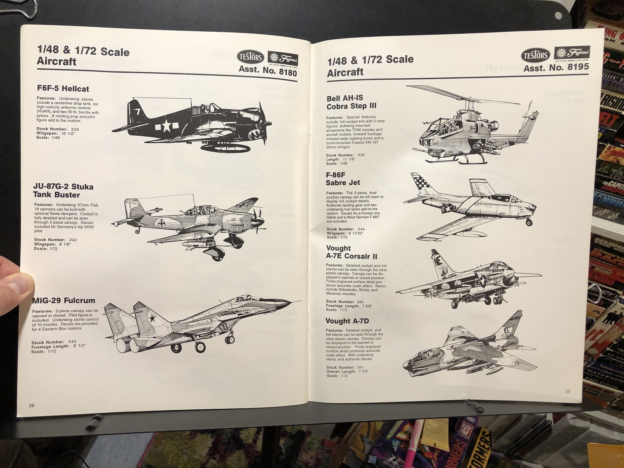 Testors, 1988 Plastic Model Kits Hobby Catalog - Parry Game Preserve