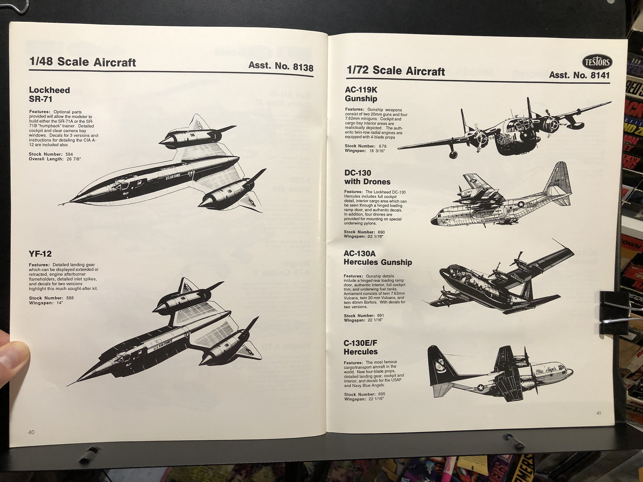 Testors, 1988 Plastic Model Kits Hobby Catalog - Parry Game Preserve