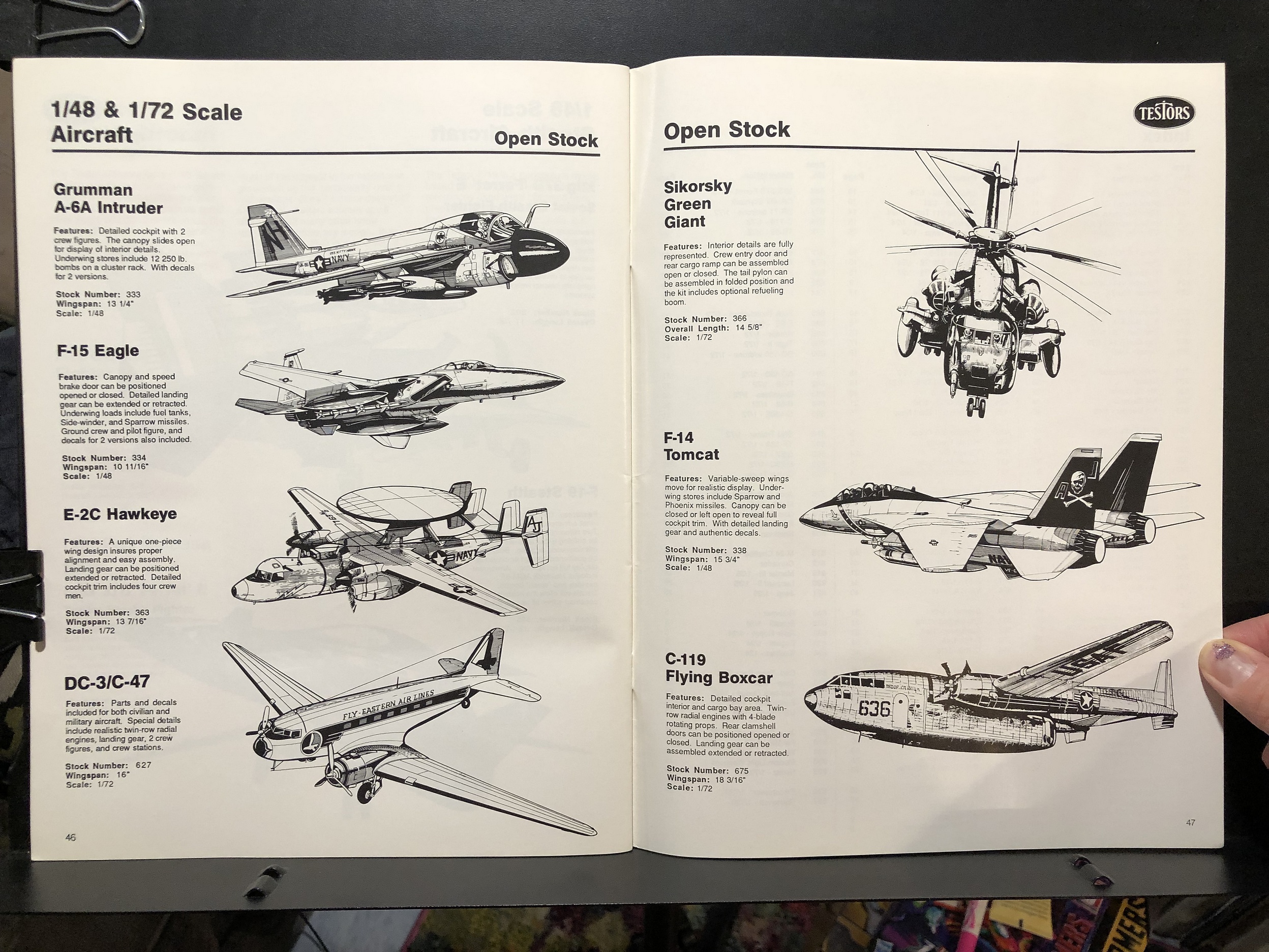 Testors, 1988 Plastic Model Kits Hobby Catalog - Parry Game Preserve