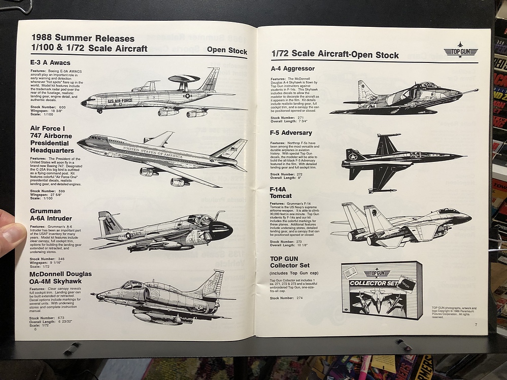 Testors, 1988 Plastic Model Kits Hobby Catalog - Parry Game Preserve