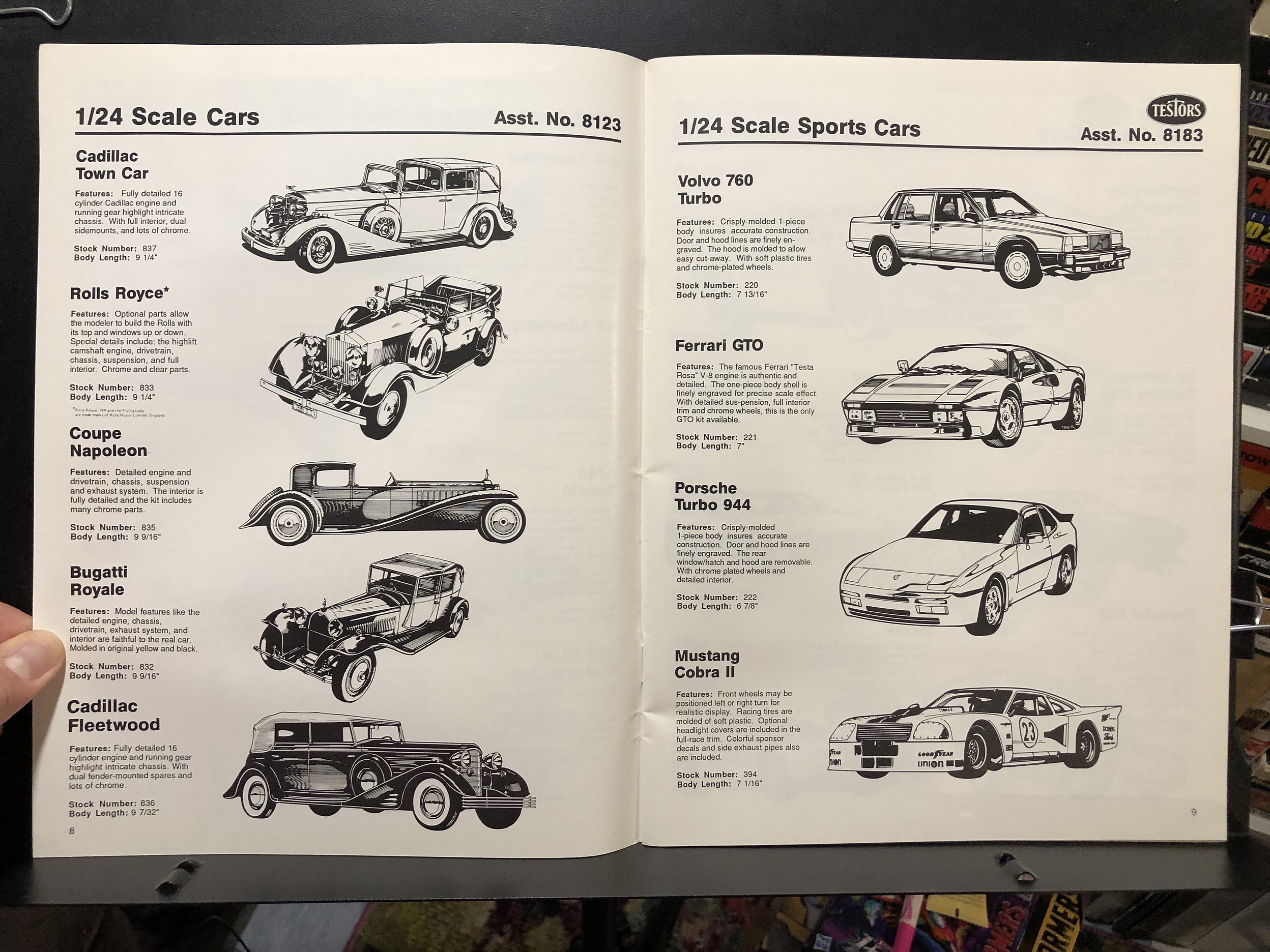 Testors, 1988 Plastic Model Kits Hobby Catalog - Parry Game Preserve