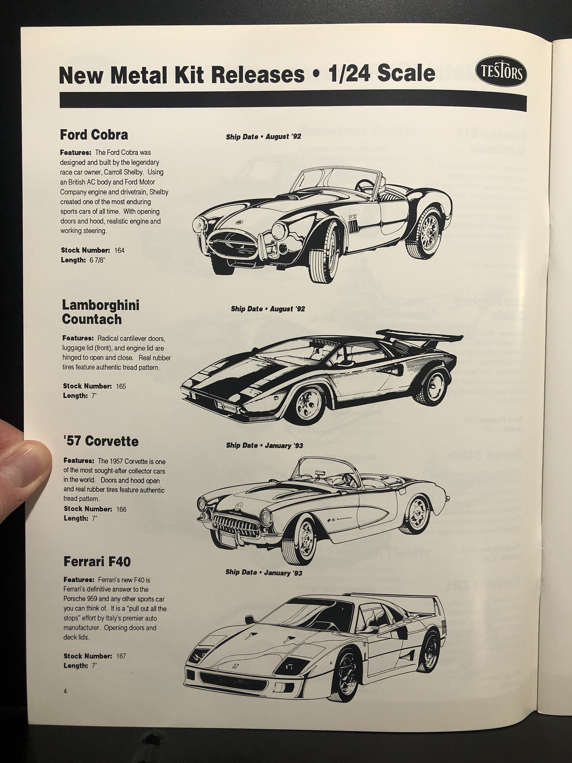 Testors, 1992 - 1993 Hobby Catalog - Parry Game Preserve