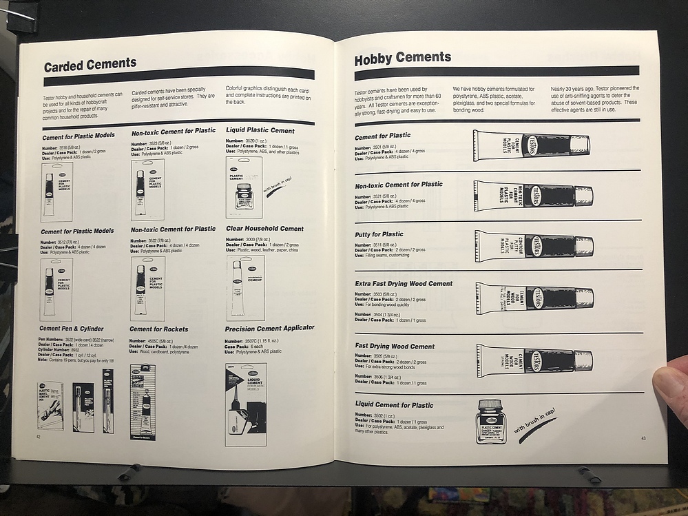Testors, 1992 - 1993 Hobby Catalog - Parry Game Preserve