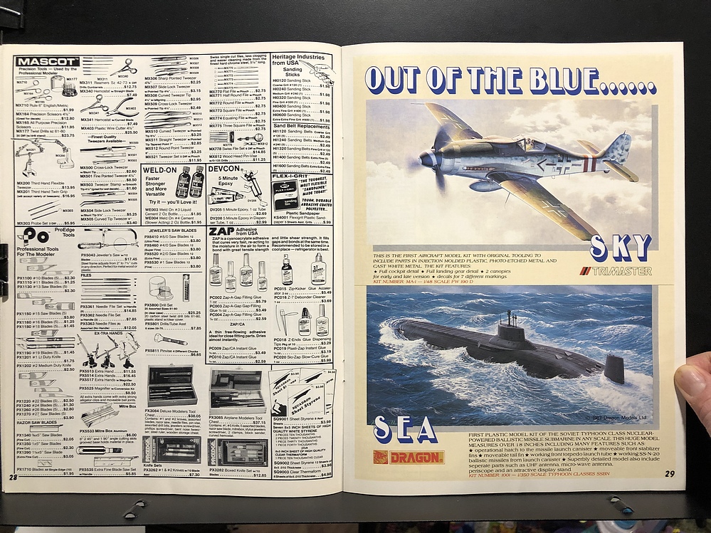 The Squadron, 1989 Hobby Catalog - Parry Game Preserve