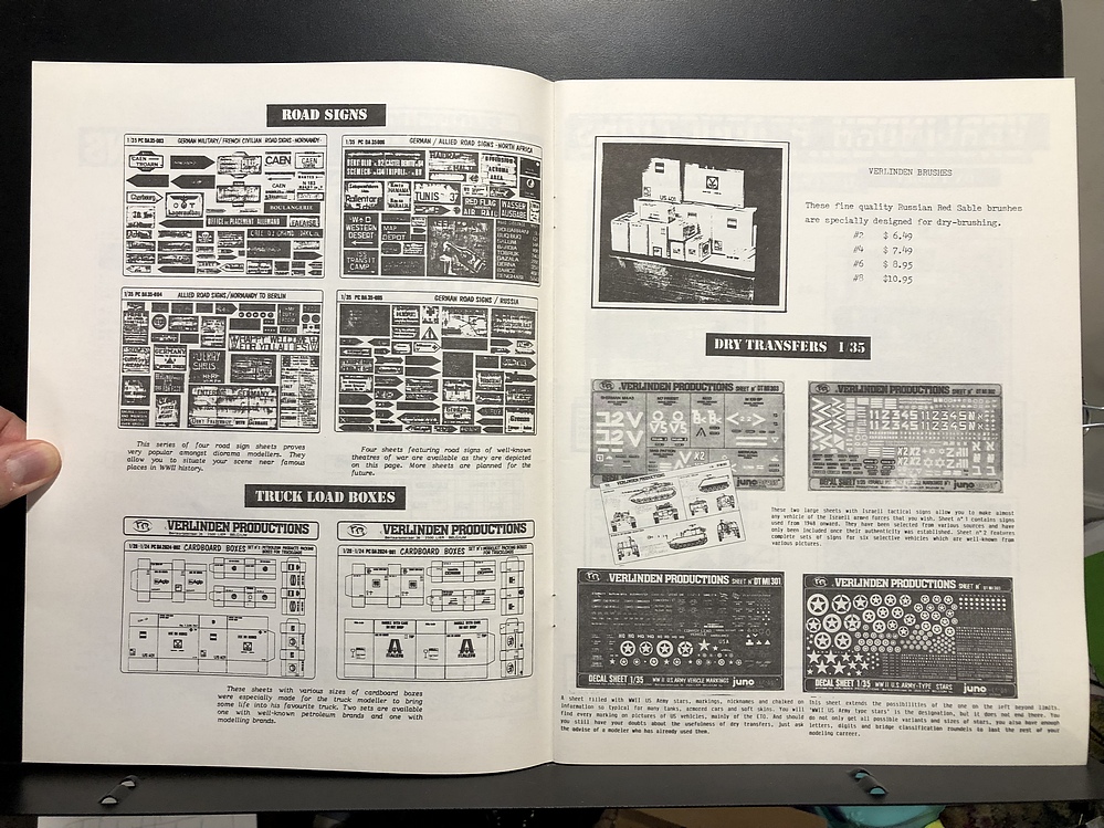 VLS Warwinds, 1986 Hobby Catalog - Parry Game Preserve