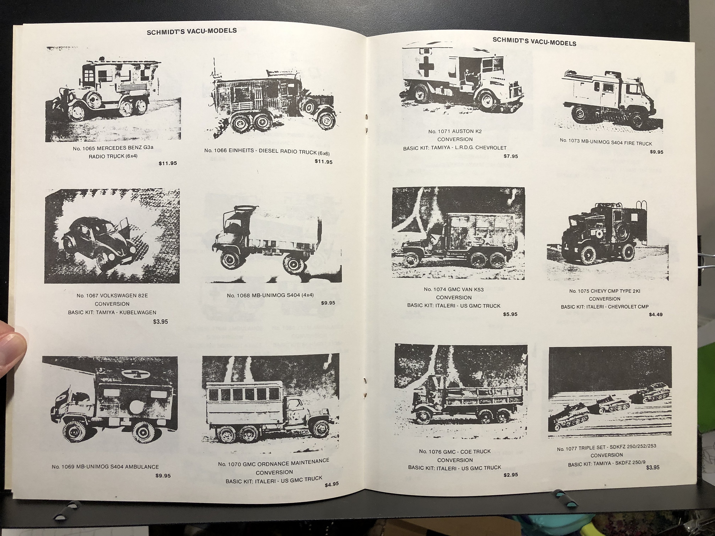 VLS Warwinds, 1986 Hobby Catalog - Parry Game Preserve