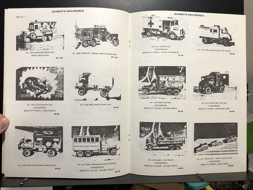 VLS Warwinds, 1986 Hobby Catalog - Parry Game Preserve