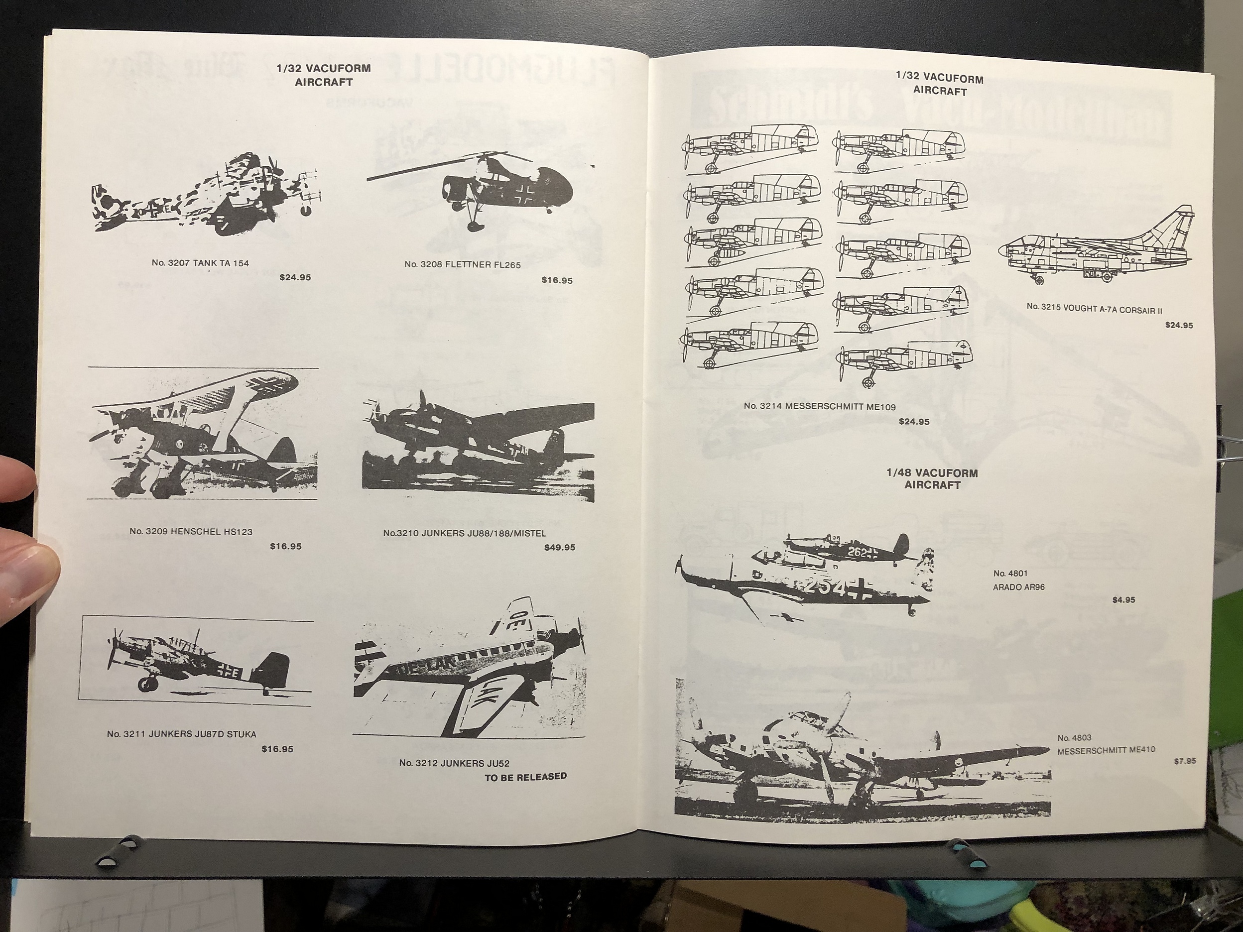 VLS Warwinds, 1986 Hobby Catalog - Parry Game Preserve