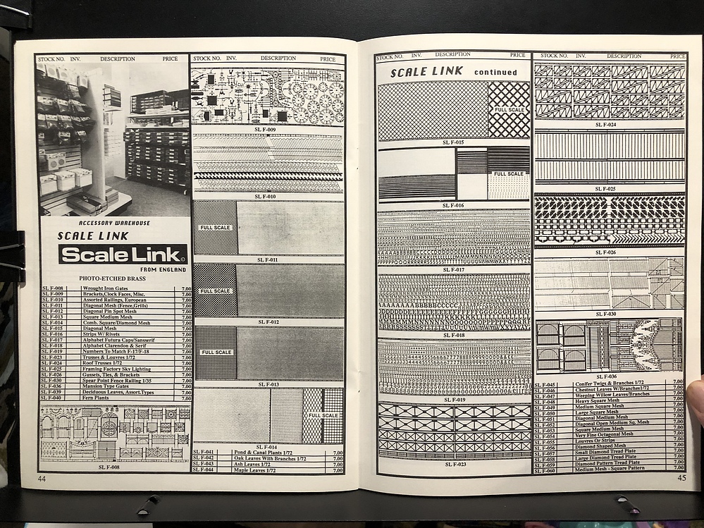 VLS Warwinds / VLS Stingray, 1988 Hobby Catalog - Parry Game Preserve